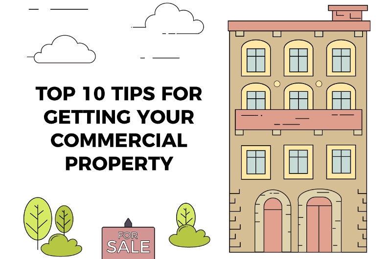Top Tips for Getting a Commercial Property (Infographic) - Biz Penguin